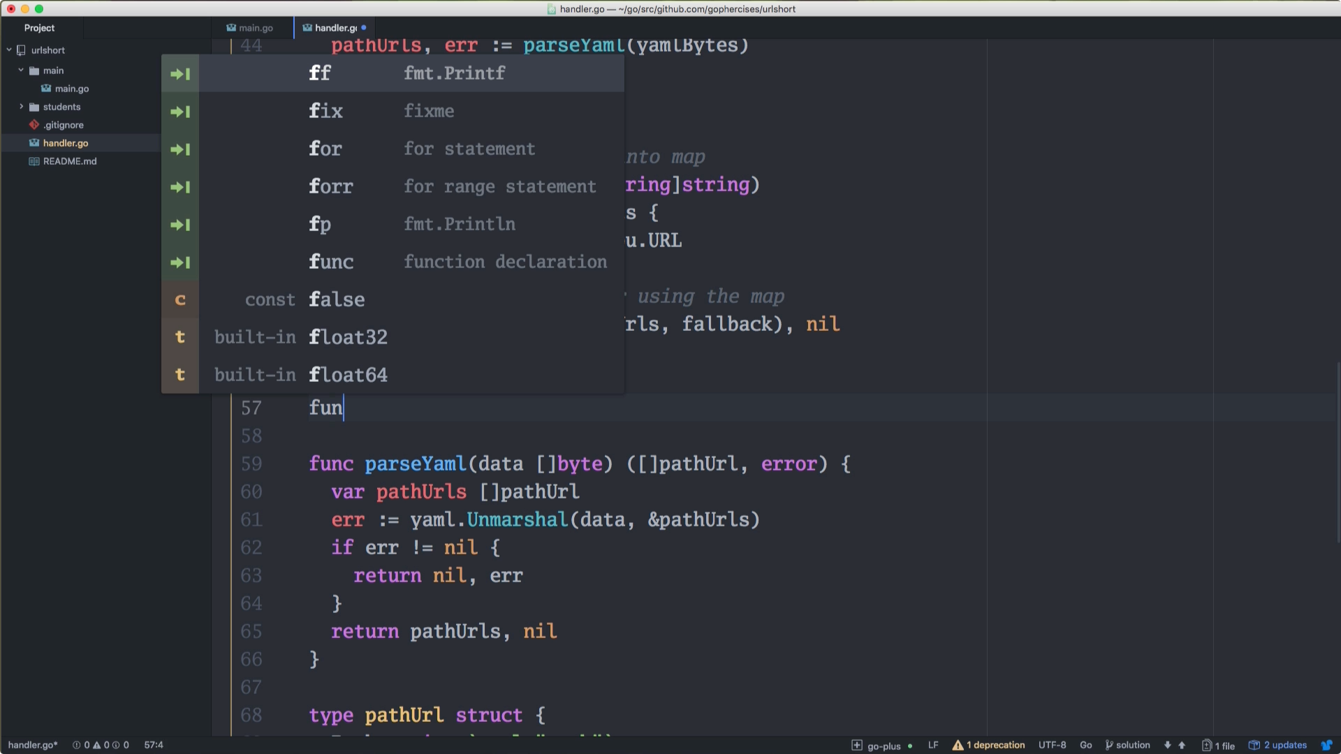 Gophercises - Coding exercises for budding gophers